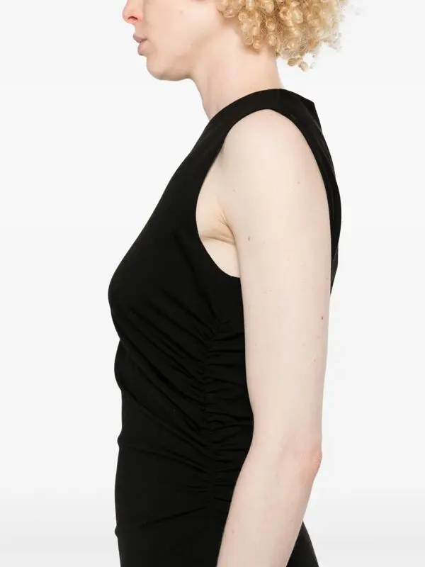 BLANCA VITA Ruched Maxi Dress