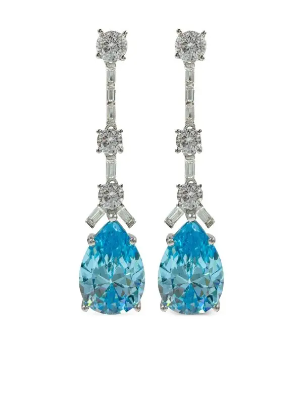 JUWELINA PARIS Aquamarine Drop Earrings