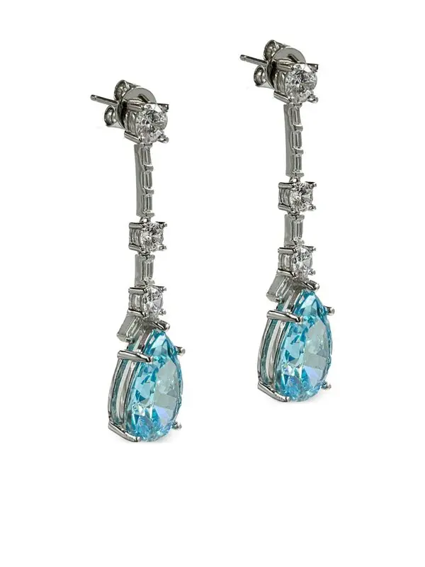 JUWELINA PARIS Aquamarine Drop Earrings