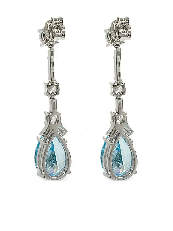 JUWELINA PARIS Aquamarine Drop Earrings