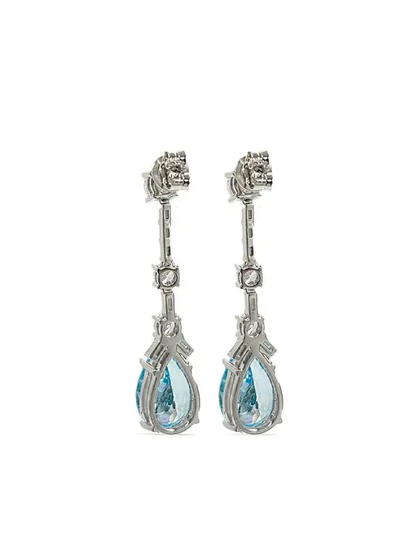 JUWELINA PARIS Aquamarine Drop Earrings