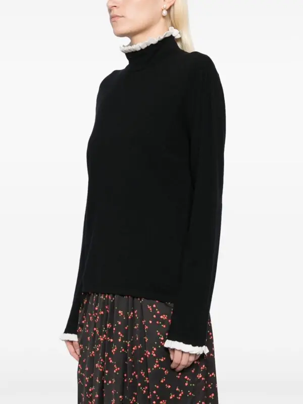 AGNÈS B. Pleat Detailing Knit Top