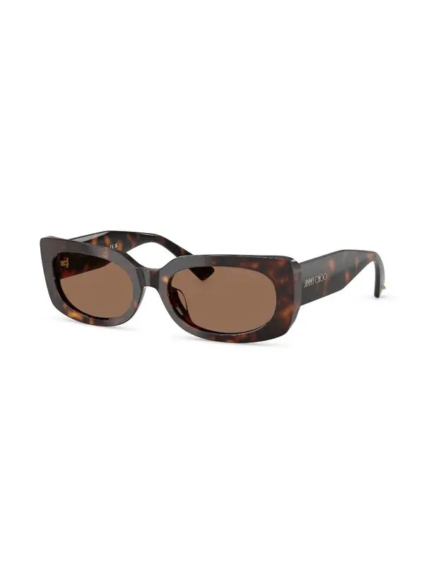 JIMMY CHOO Oval-frame Sunglasses