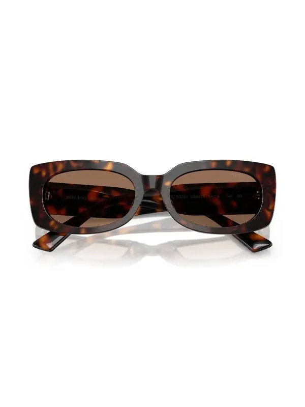 JIMMY CHOO Oval-frame Sunglasses