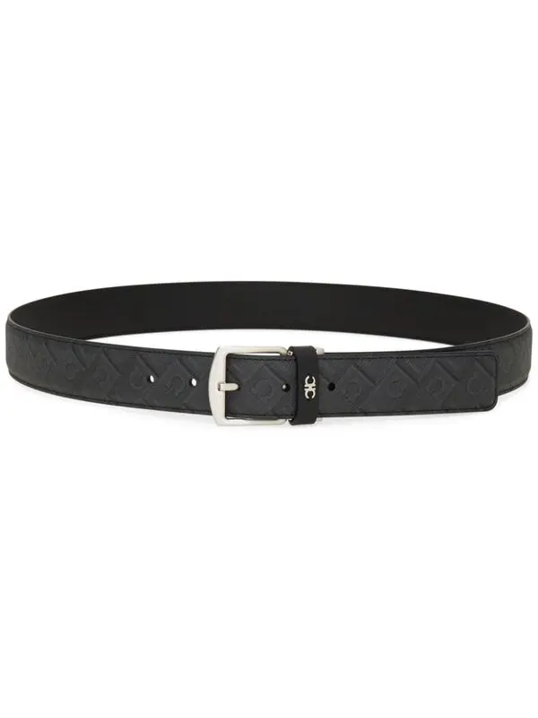 FERRAGAMO Reversible Belt - Grey