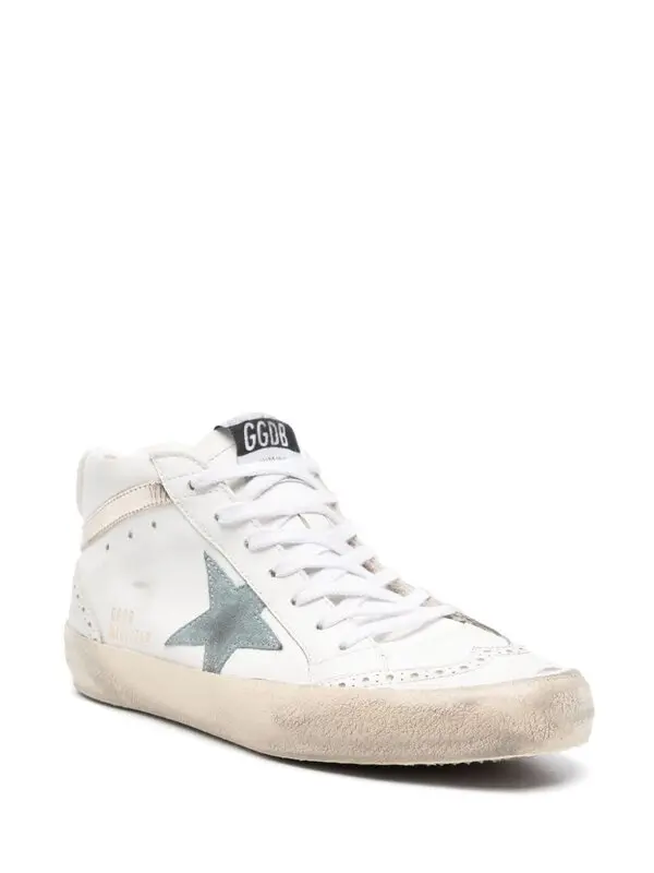 GOLDEN GOOSE Mid Star Sneakers - White