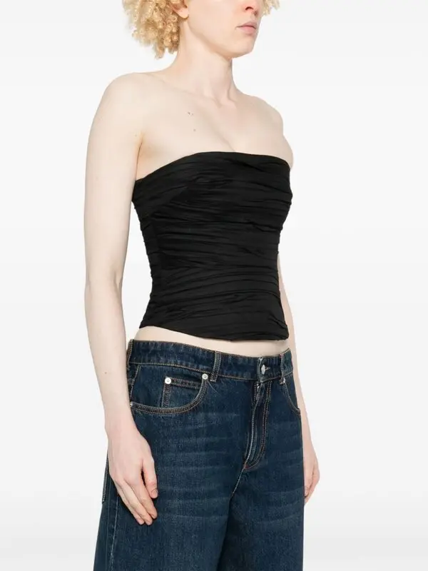 Aje Sunbeam Bustier - Black