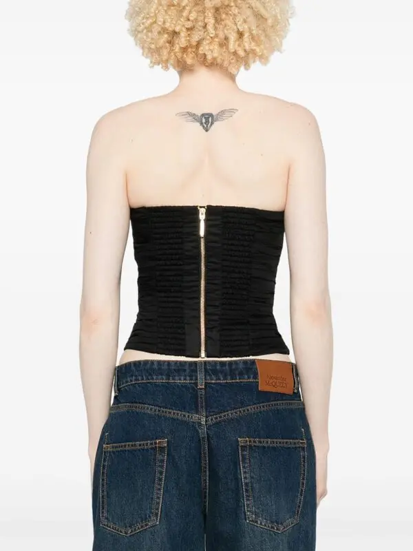 Aje Sunbeam Bustier - Black