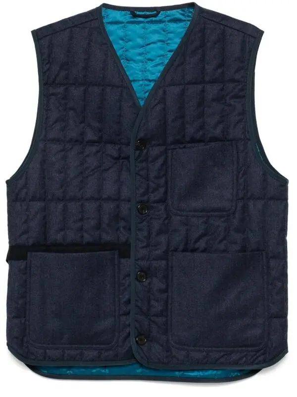 Paul Smith Flannel Quilted Gilet