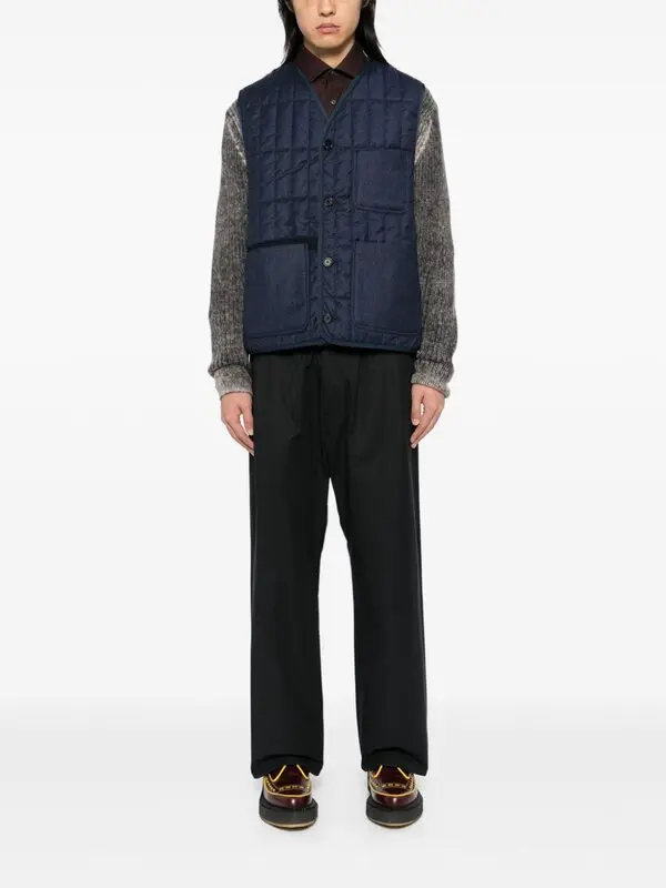 Paul Smith Flannel Quilted Gilet