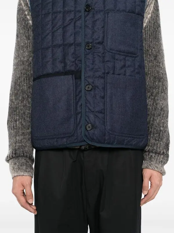 Paul Smith Flannel Quilted Gilet
