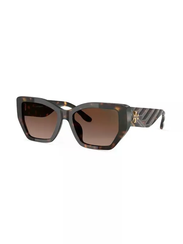 Tory Burch Logo-plaque Sunglasses