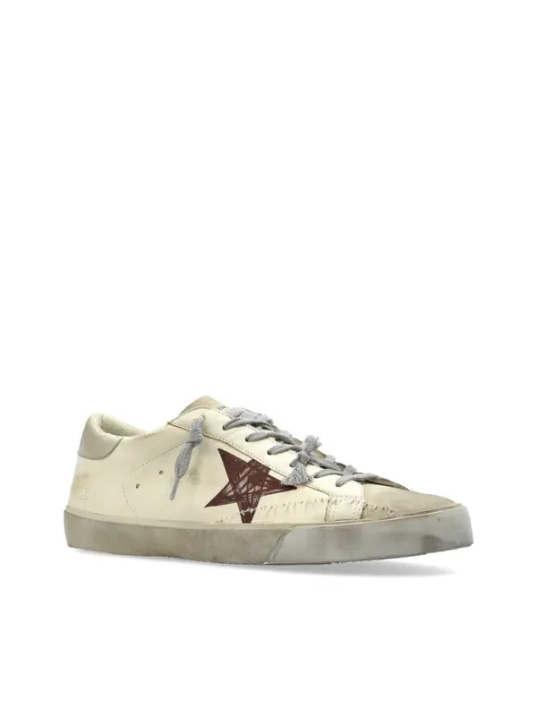 GOLDEN GOOSE Super-star Trainers - White