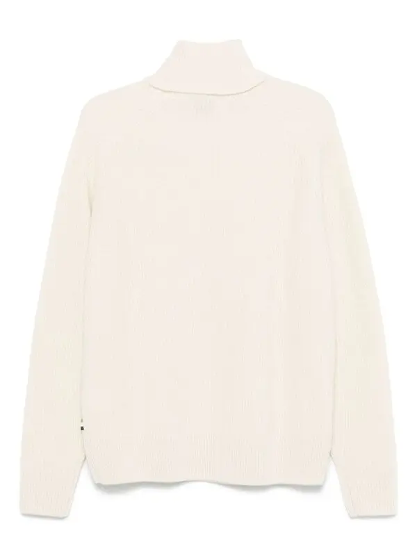 BOSS Roll-neck Sweater - Neutrals