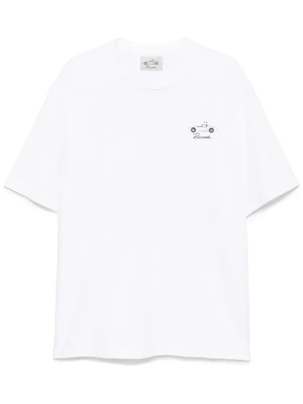 RIOCAM Car-printed T-shirt - White