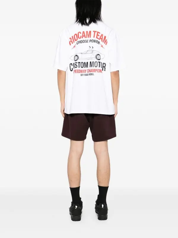 RIOCAM Car-printed T-shirt