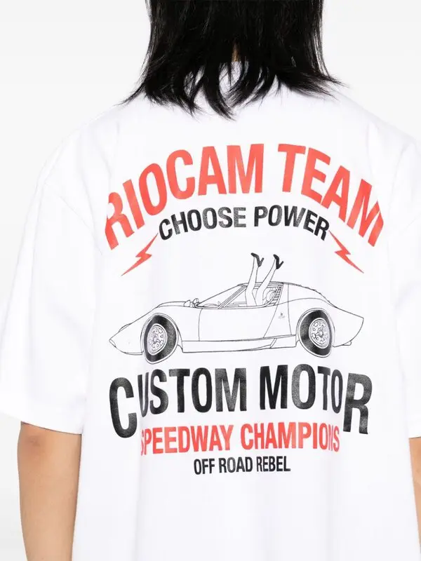 RIOCAM Car-printed T-shirt