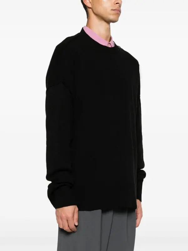 PAURA Riccione Wool-blend Sweater - Black