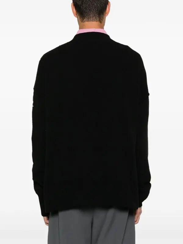 PAURA Riccione Wool-blend Sweater - Black