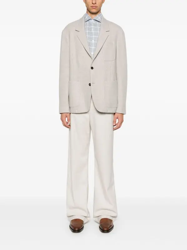 BARBA NAPOLI Checked Shirt - Blue