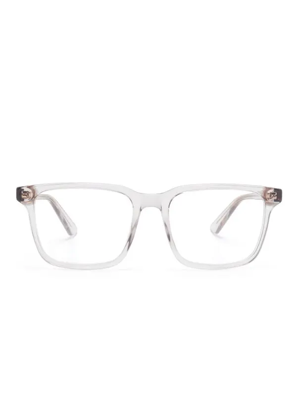 Gucci Translucent Square Frame Glasses - Grey