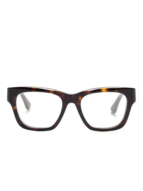 Gucci Square-frame Glasses - Brown