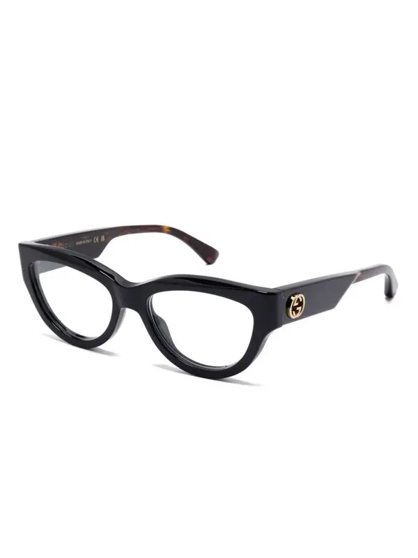 Gucci Cat Eye Frame Glasses - Black