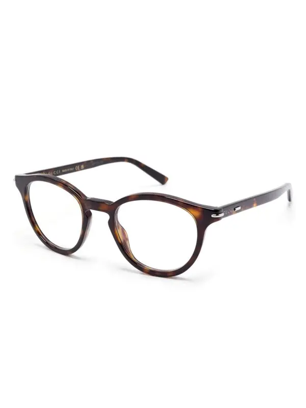 Gucci Pantos-frame Glasses - Brown