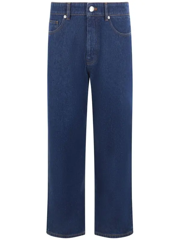 Maison Kitsuné Straight-leg Jeans - Blue