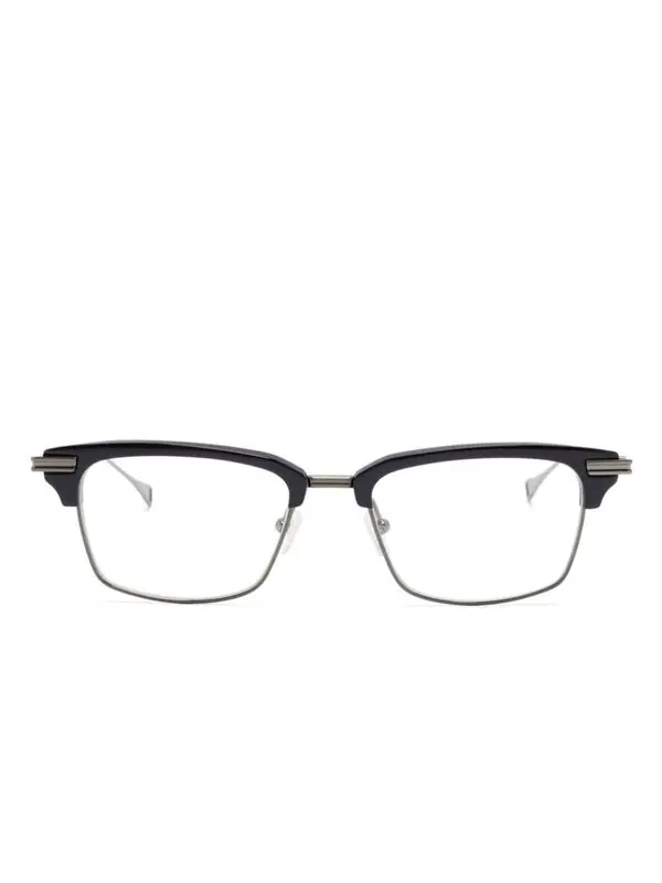 Dita Panelled Eyeglasses - Black