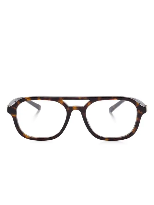 Gucci Pilot-frame Glasses - Brown