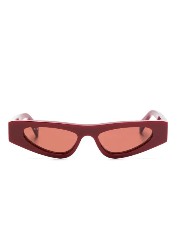 Gucci Cat-eye Frame Sunglasses - Red