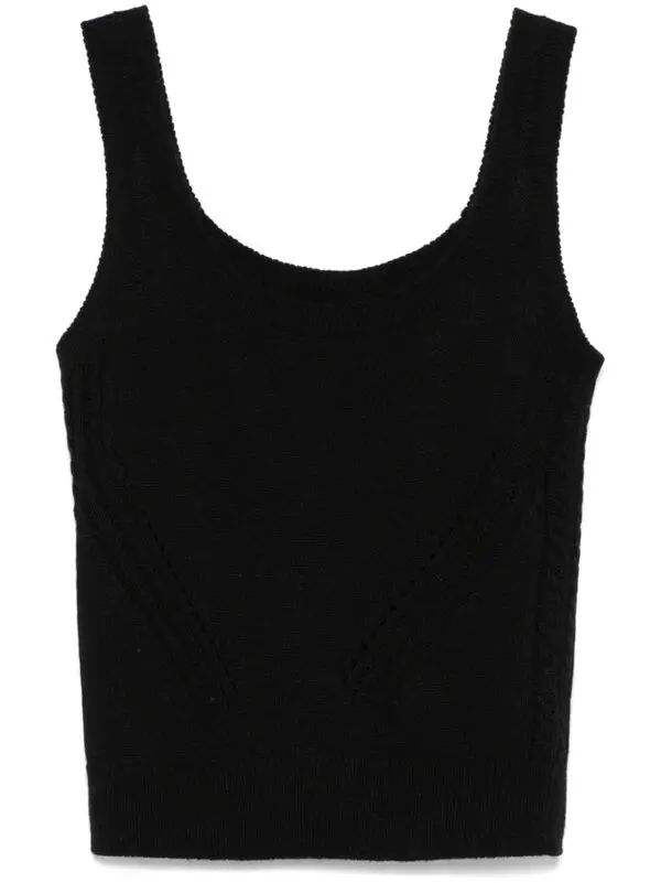 Ermanno Scervino Knitted Tank Top