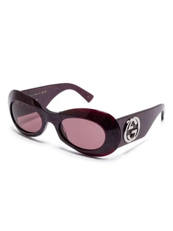 Gucci Oval-frame Sunglasses