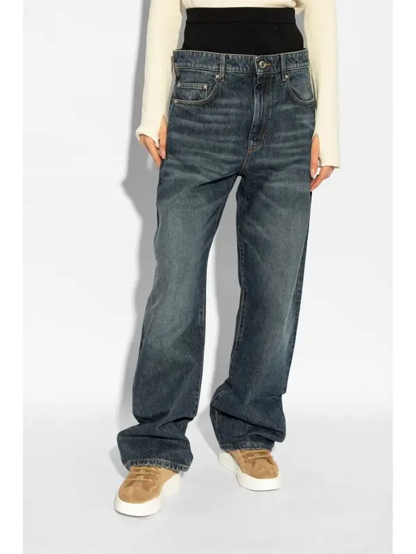 Sportmax Whiskered Boyfriend Jeans