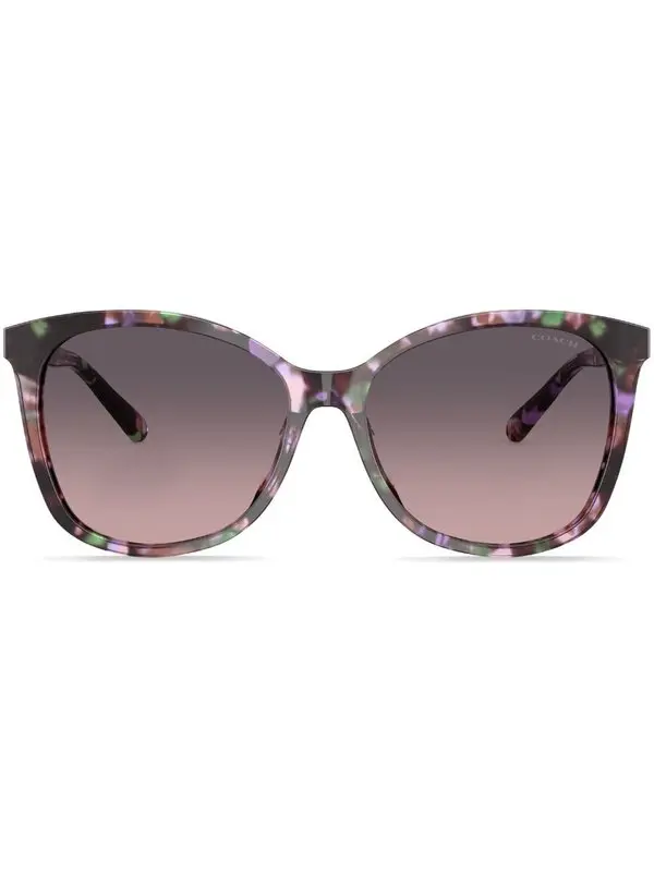Coach Abstract-pattern Butterfly Sunglasses - Purple