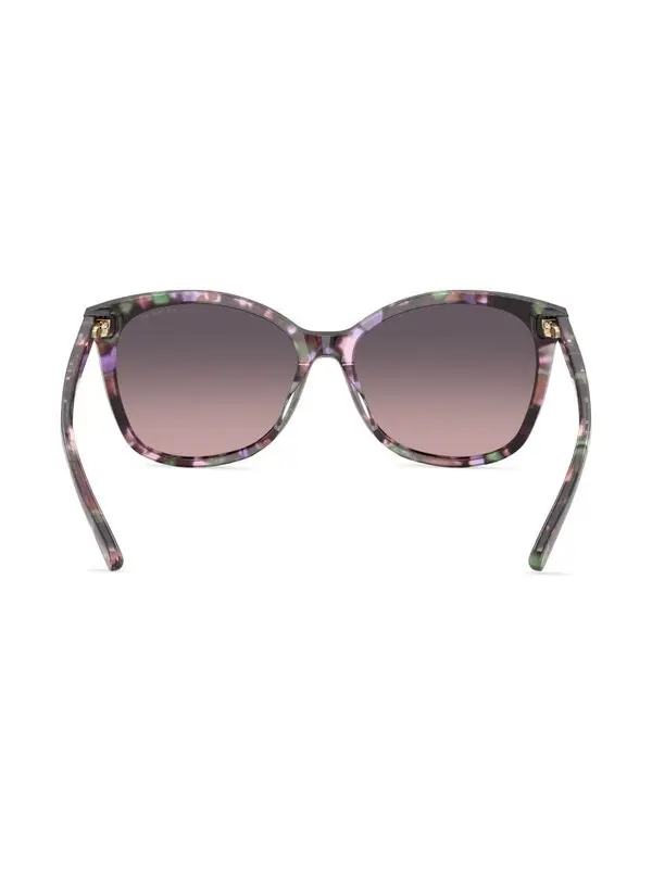 COACH Abstract-pattern Butterfly Sunglasses - Purple