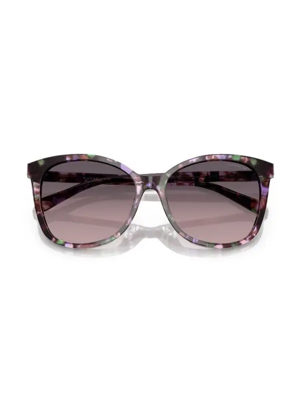 COACH Abstract-pattern Butterfly Sunglasses - Purple