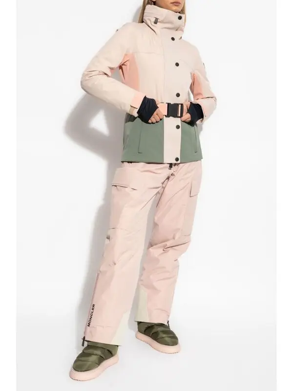 Moncler Straight-leg Ski Trousers - Pink