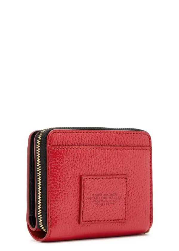 Marc Jacobs The Wallet Grained Leather Wallet - Red
