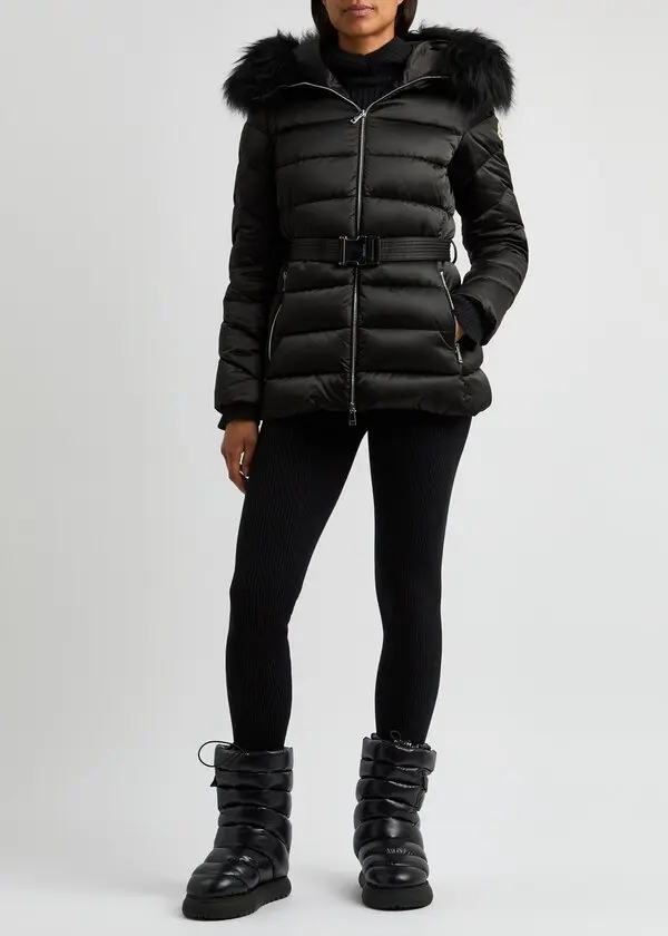 Moncler Cupidone Hooded Belted Jacket