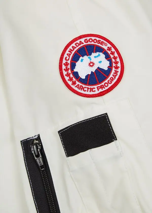 Canada Goose Chilliwack Hooded Bomber Jacket - White