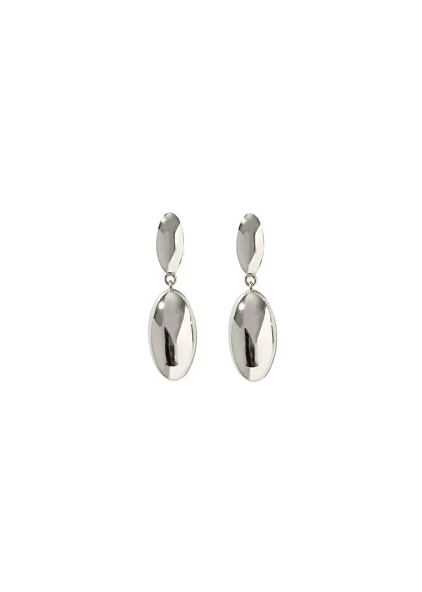 OTIUMBERG Pebble Sterling Drop Earrings - Silver