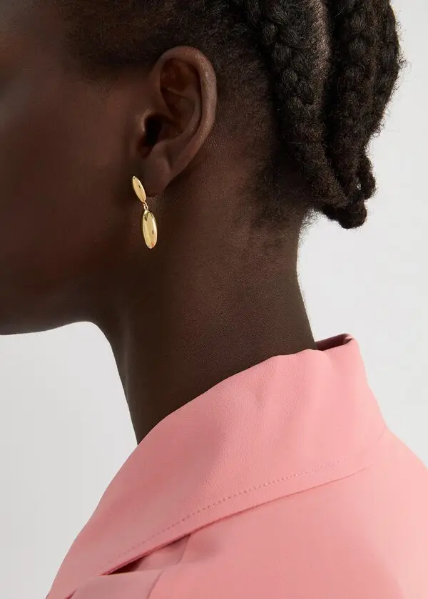 OTIUMBERG Pebble 14kt Vermeil Drop Earrings - Gold