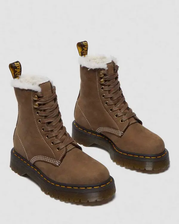 Dr. Martens 1460 Bex Faux Fur Lined Boots