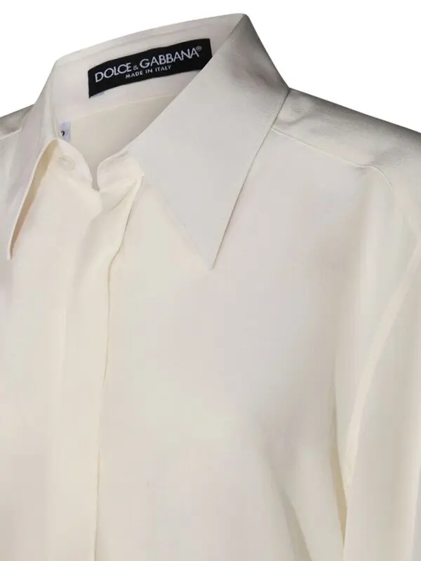 Dolce & Gabbana Concealed Fastening Silk Shirt