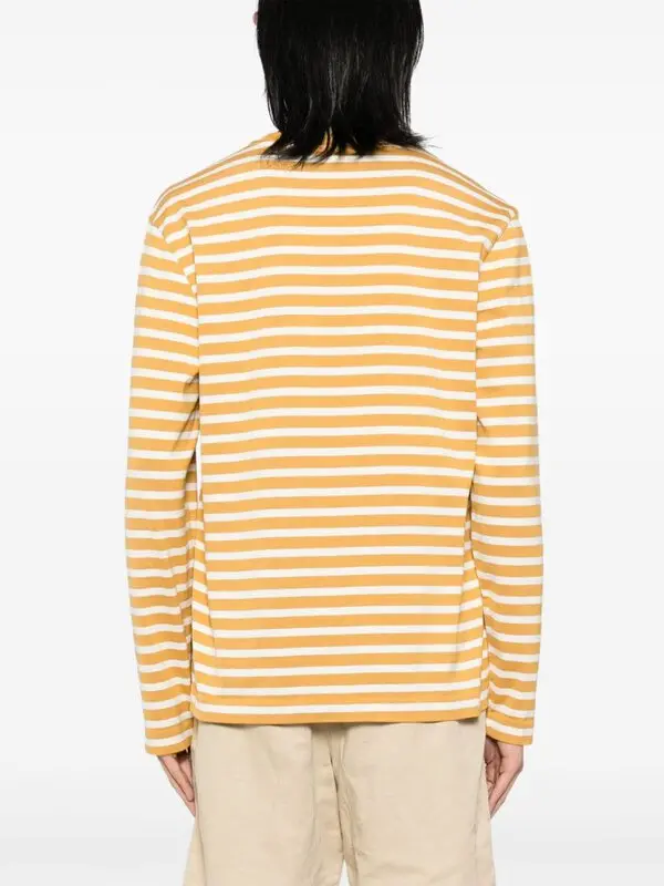 Maison Kitsuné Bold Fox Head Patch Regular Marin T-shirt - Yellow