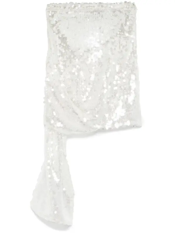 Coperni Knotted Mini Skirt