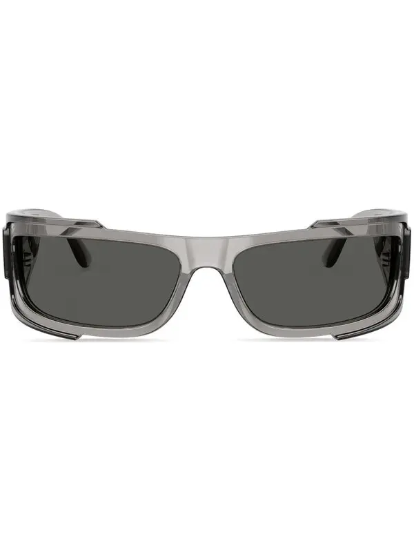 Versace Wraparound-frame Sunglasses - Grey