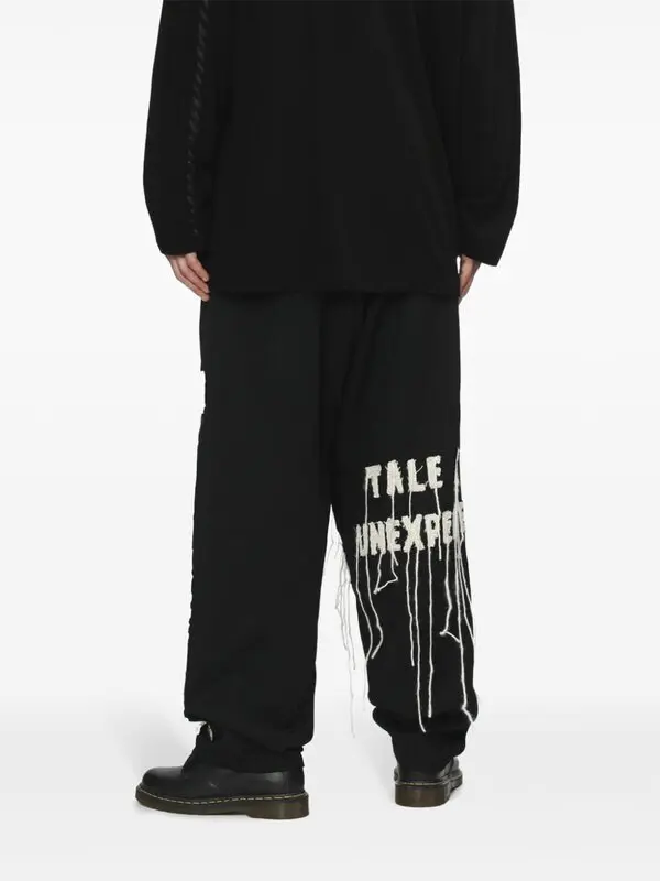 Yohji Yamamoto Embroidered Trousers